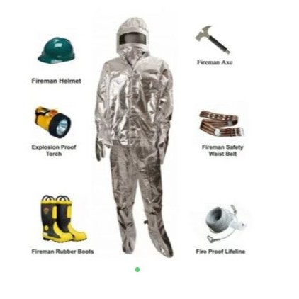 Jual Fireman Suit Baju Tahan Api Outfit Fire Fighter Almunium Alminez ...