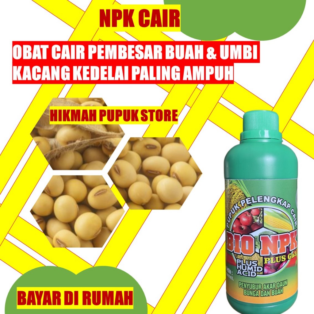 Jual Pupuk Cair Tanaman Kacang Kedelai, Pupuk Jagung Agar Berbuah Cepat Memperbanyak Batang ...
