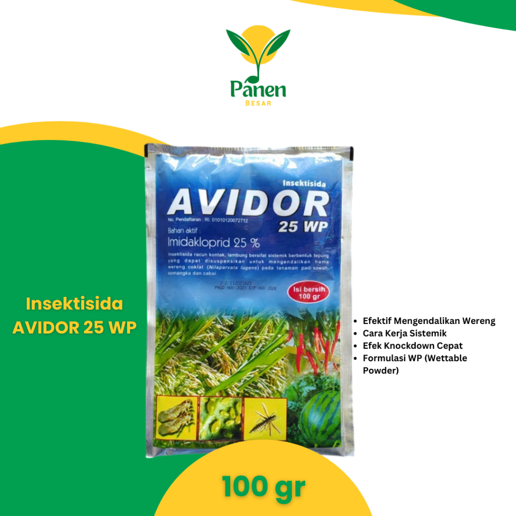 Jual Insektisida Avidor 25WP 100gr untuk Pelindung Tanaman dari Hama ...
