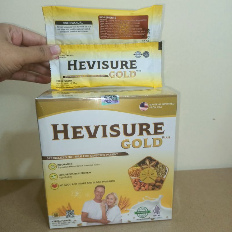 Jual HEVISURE GOLD USA ORIGINAL SUSU DIABETES KENCING MANIS DAN GULA ...