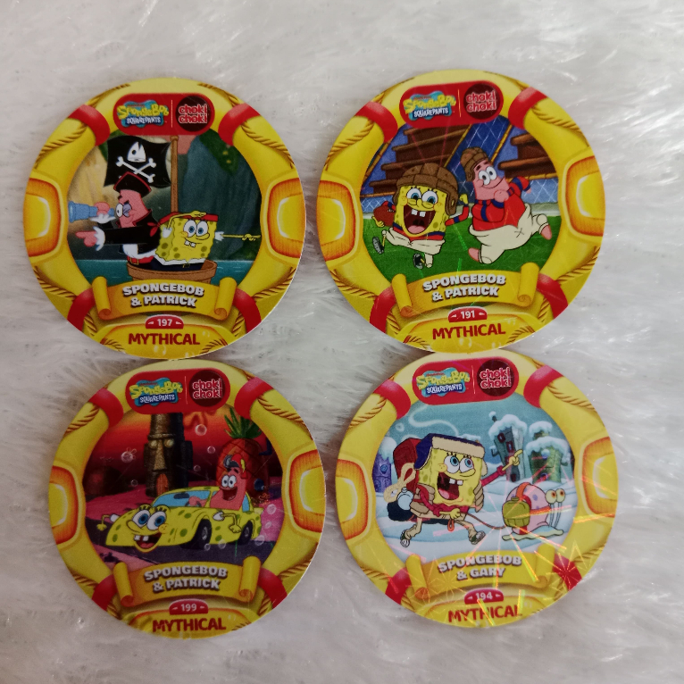 Jual Medallion Spongebob Choki-Choki Hologram [Mythical] | Shopee Indonesia