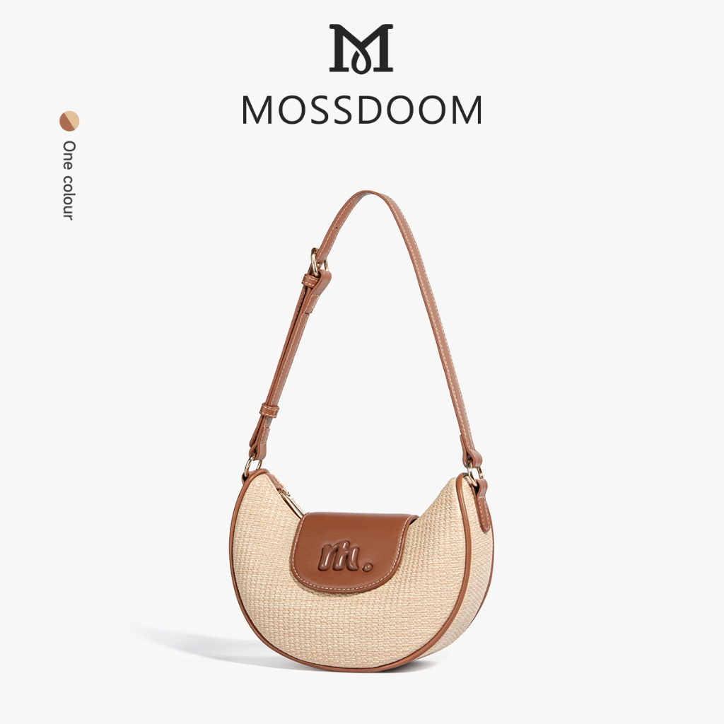Jual MOSSDOOM Shoulder Bag Charlene Bag Tas Anyaman Tas Bahu Women Bag ...