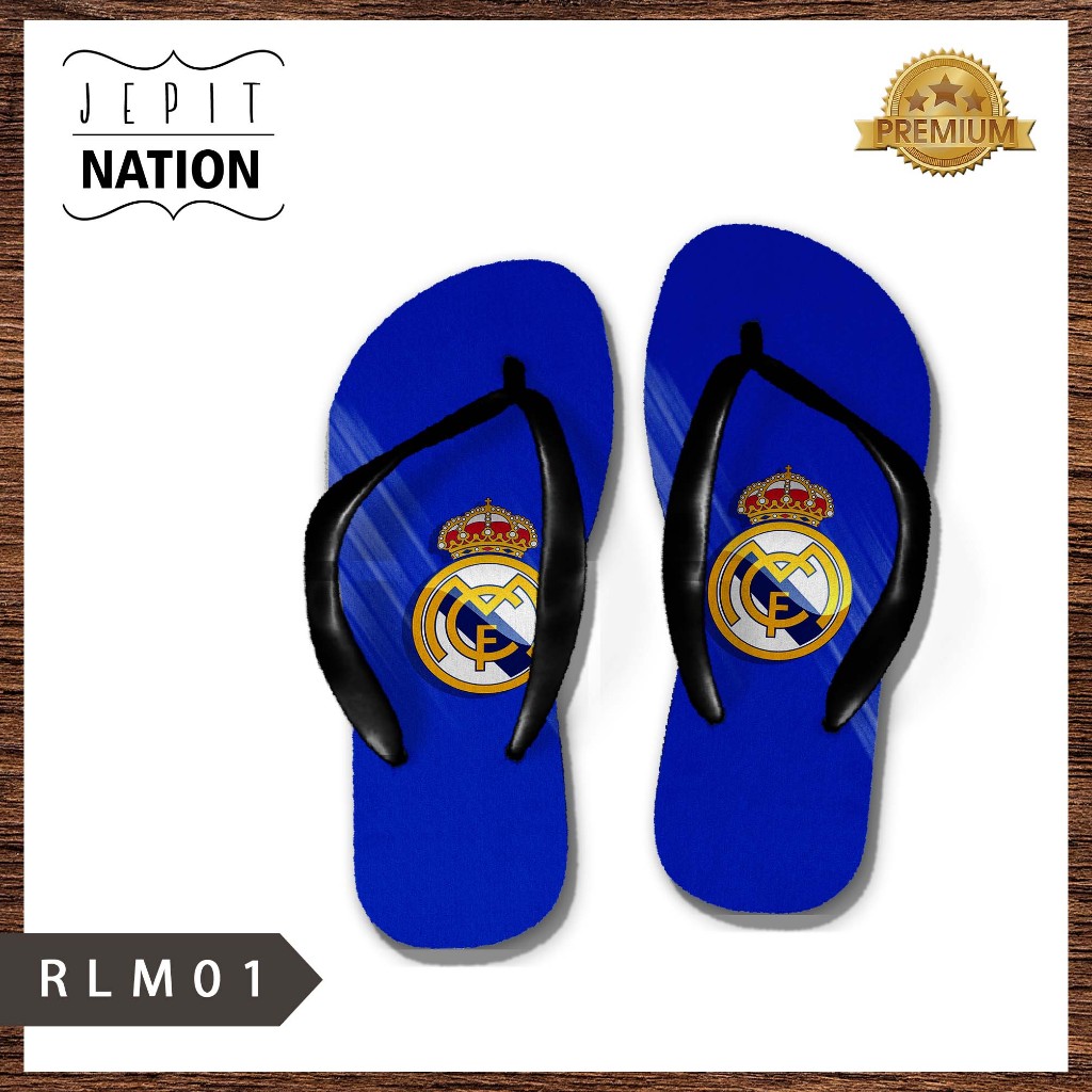 Jual [SANDAL JEPIT] Real Madrid Logo (RLM), JEPITNATION Sendal Jepit ...