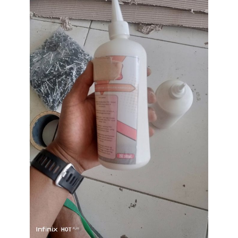 Jual LEM PVC LAPISAN LUAR TRIPLEX PVC HEXAGONAL 500mili | Shopee Indonesia