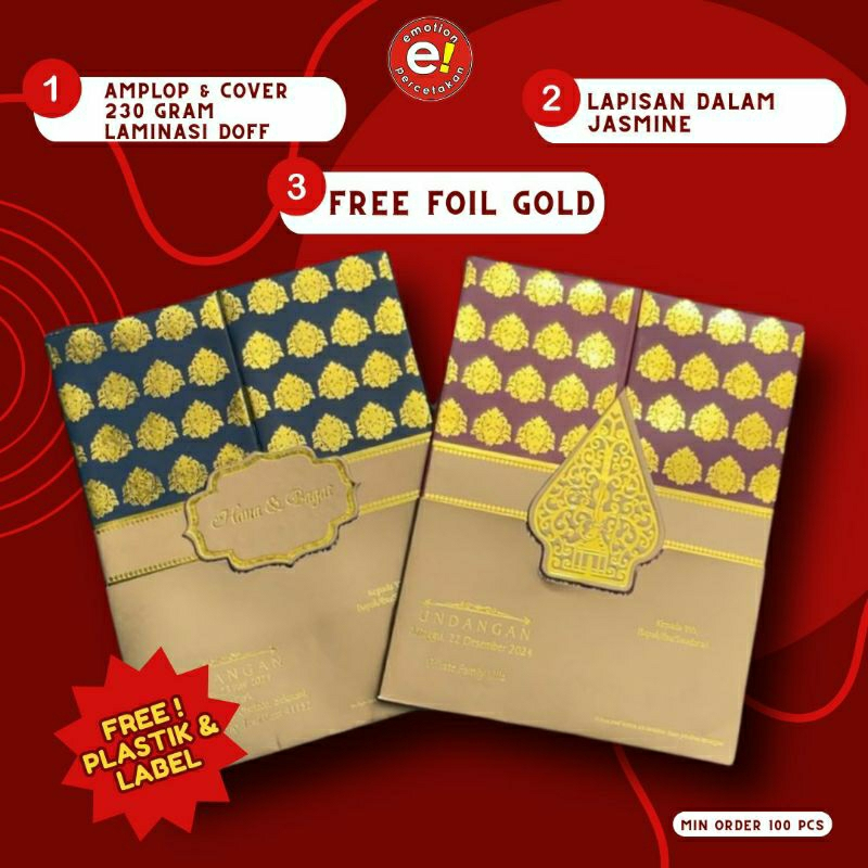 Jual Undangan Premium Non Custom Undangan Unik Undangan Murah Undangan ...