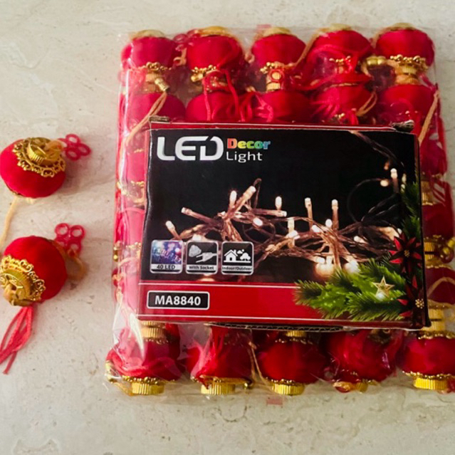 Jual Ornamen dan Lampu natal imlek hiasan dan lampion imlek | Shopee ...