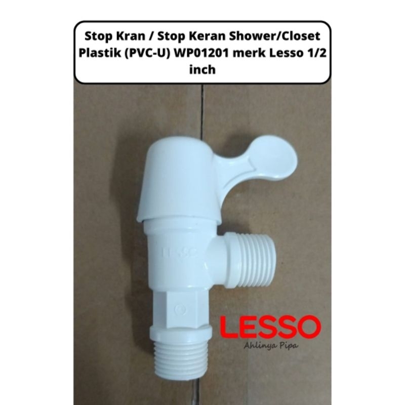 Jual Stop Kran / Stop Kran Shower / Closet Plastik (PVC-U) WP 01201 ...