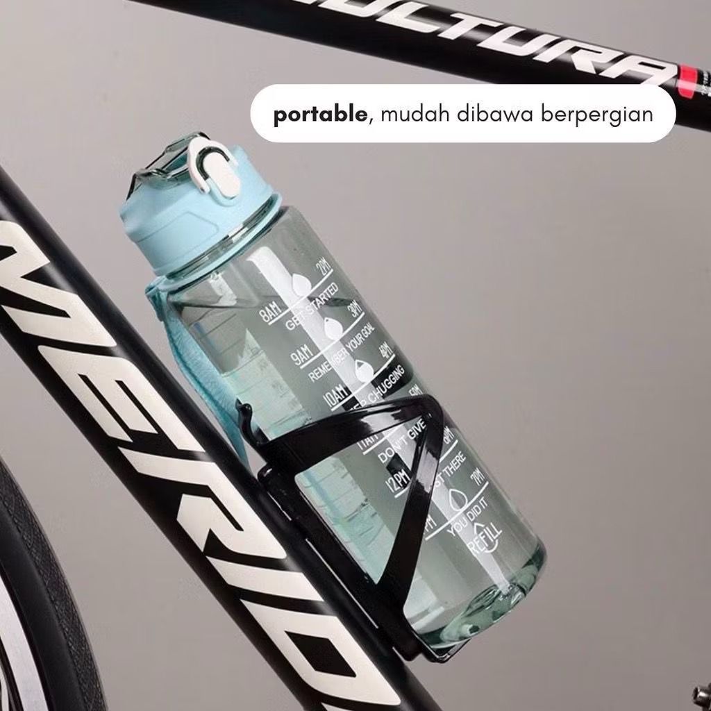 Jual Botol Minum 1 Liter Warna Bening Transparan / Botol Tempat Air ...