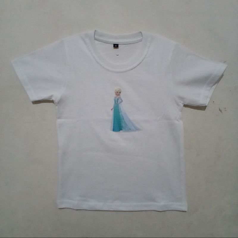 Jual NEW! KAOS KATUN ANAK ELSA (FROZEN) | Shopee Indonesia
