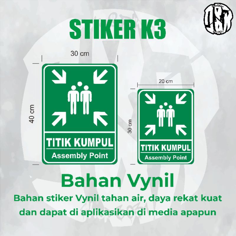 Jual STICKER TITIK KUMPUL/STIKER PETUNJUK ARAH/STICKER PETUNJUK ARAH ...