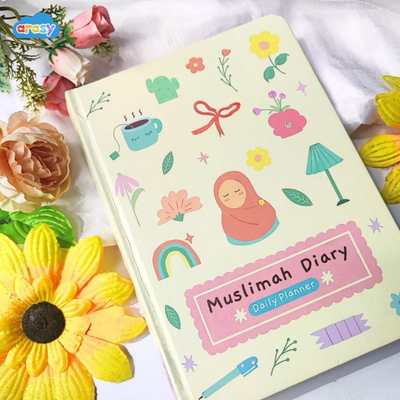 Jual Journal Muslimah Diary Planner Arasy | Shopee Indonesia