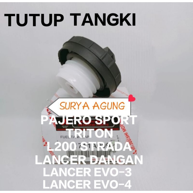 Jual TUTUP TANGKI MITSUBISHI Pajero Sport Triton L200 Strada Lancer Dango Evo-3 Evo-4 | Shopee ...