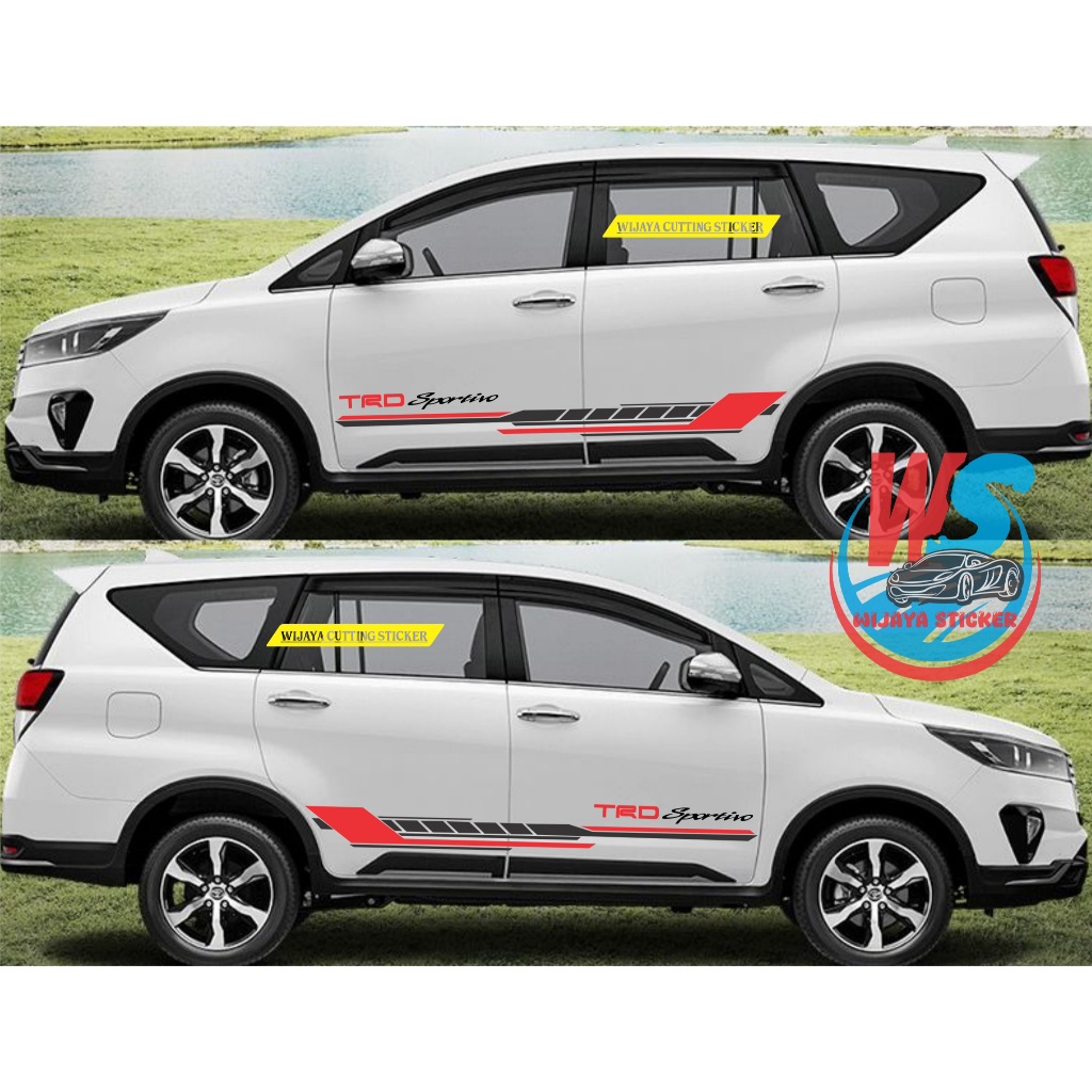 Jual Stiker mobil innova Reborn sticker list body mobil innova Reborn ...