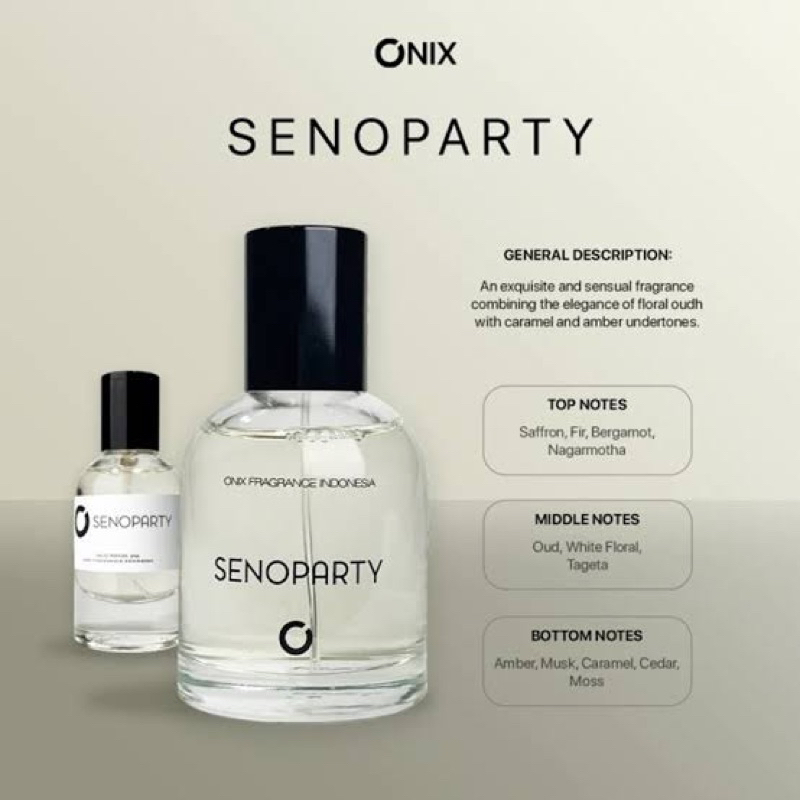 Jual Senoparty Parfum by Onix Fragrance - Eau de Perfume 50ml | Shopee ...