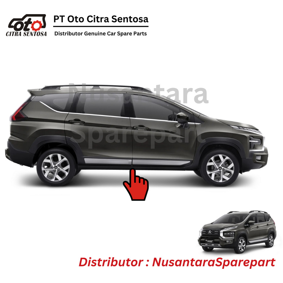 Jual COVER TRISPLANG KANAN HITAM KULIT JERUK XPANDER CROSS FACELIFT ...