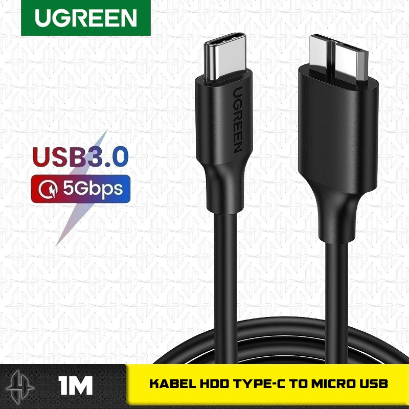 Jual UGREEN 20103 KABEL HDD HARD DISK DRIVE EKSTERNAL USB-C MICRO USB 3 ...
