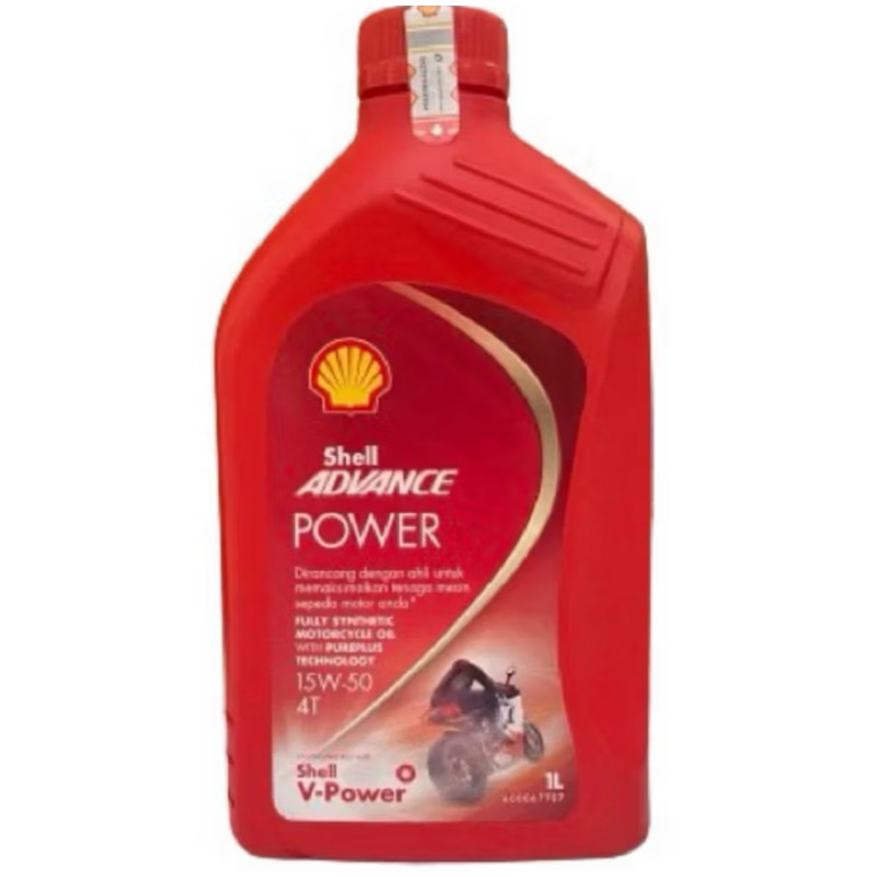 Jual Oli Shell Advance Power 4T Ultra 15W-50 API SN JASO MA2 Fully ...