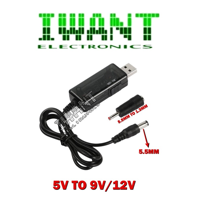 Jual USB 5V TO 9V 12V 2A DC STEP UP BOOST CONVERTER MODULE STEP-UP DC 5 ...