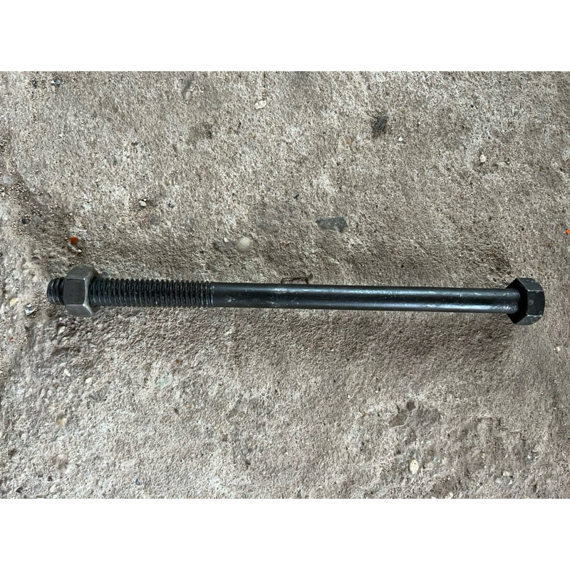 Jual Baut Mur Hitam UNC ukuran 3/8" (Kunci 14 Drat Kasar / Baut Besi ...