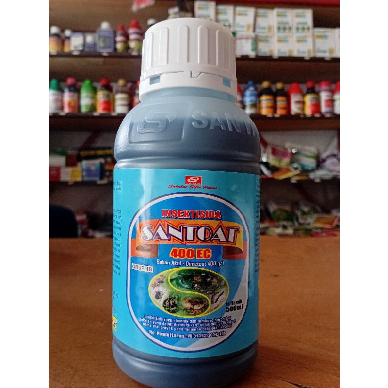 Jual Insektisoda Santoat (Dimetoat) 400 EC 500 ml Obat lalat buah dan ...