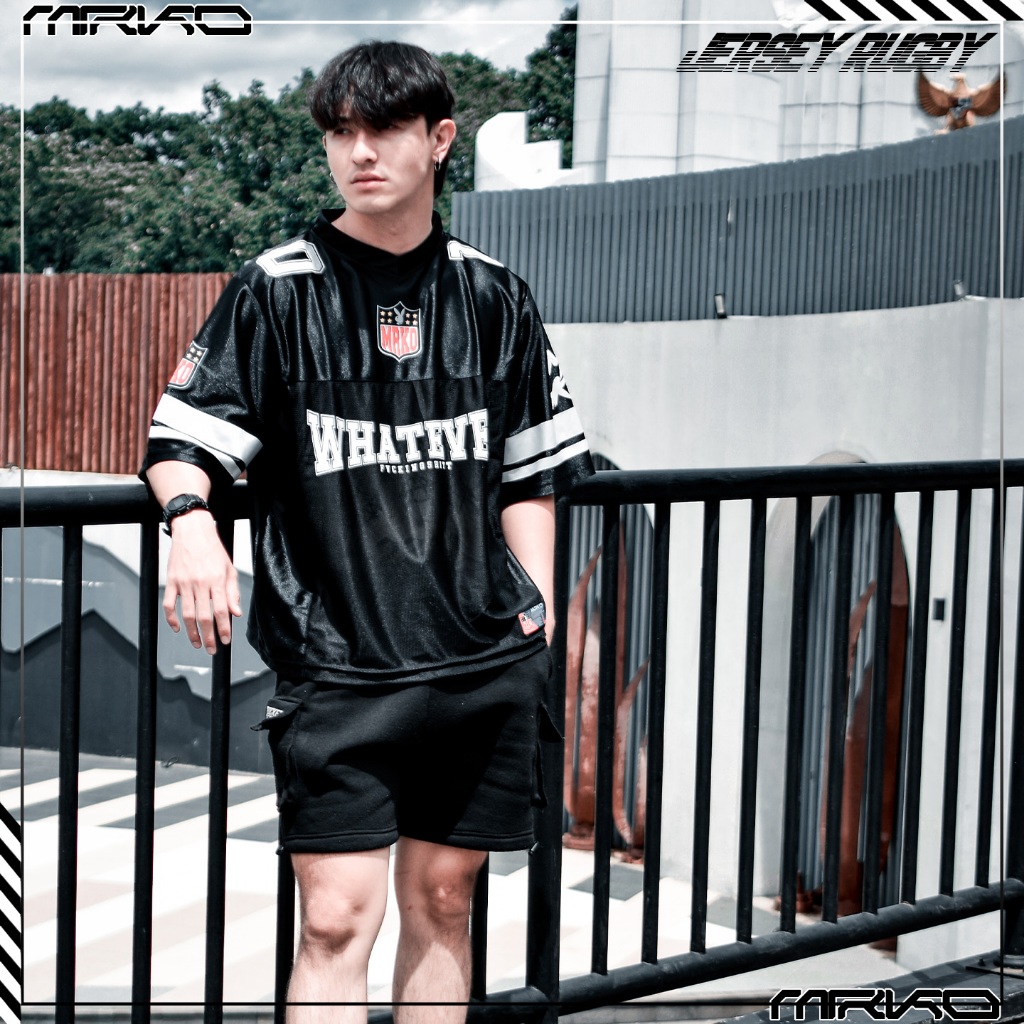 Jual MRKO - Boxy Oversize Jersey Rugby Angka 10 Bahan Paragon | Shopee ...