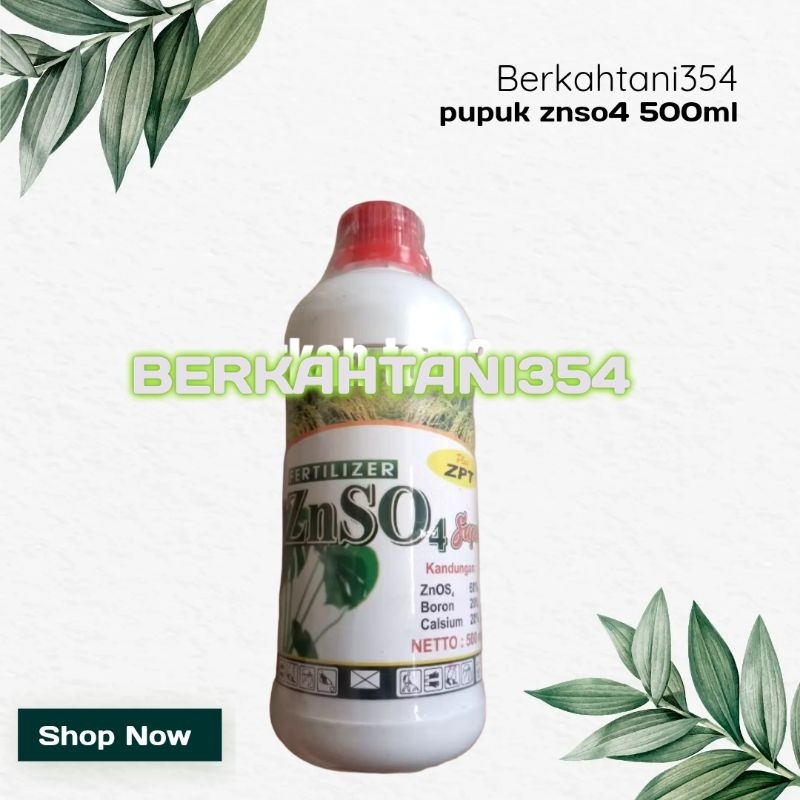 Jual Pupuk Znso4 cair 500ml pupuk penyubur tanaman asem aseman znso4 ...