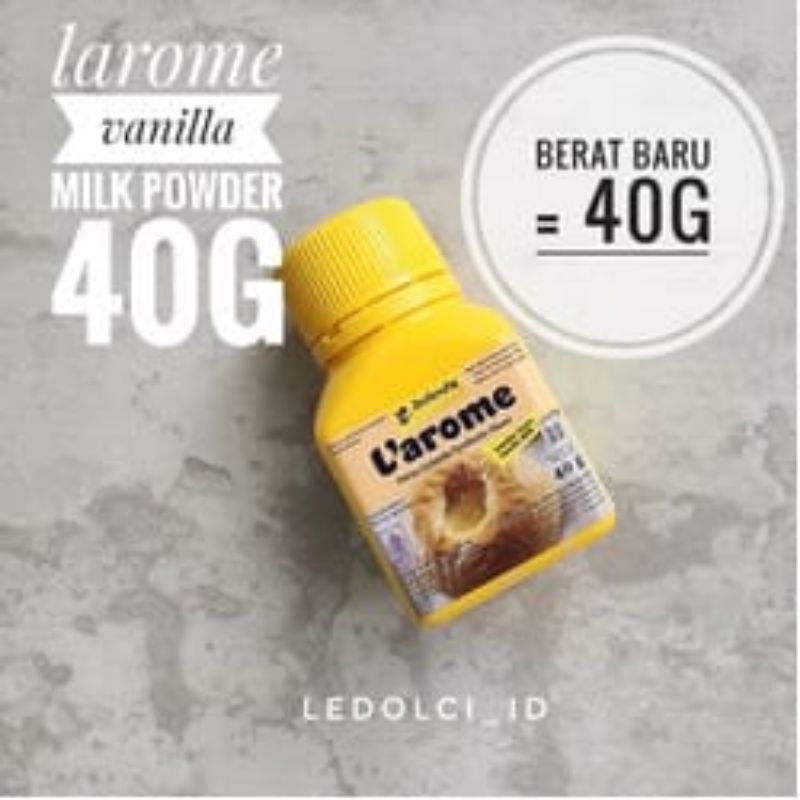 Jual LAROME VANILLA MILK/SUSU POWDER 40GR | Shopee Indonesia