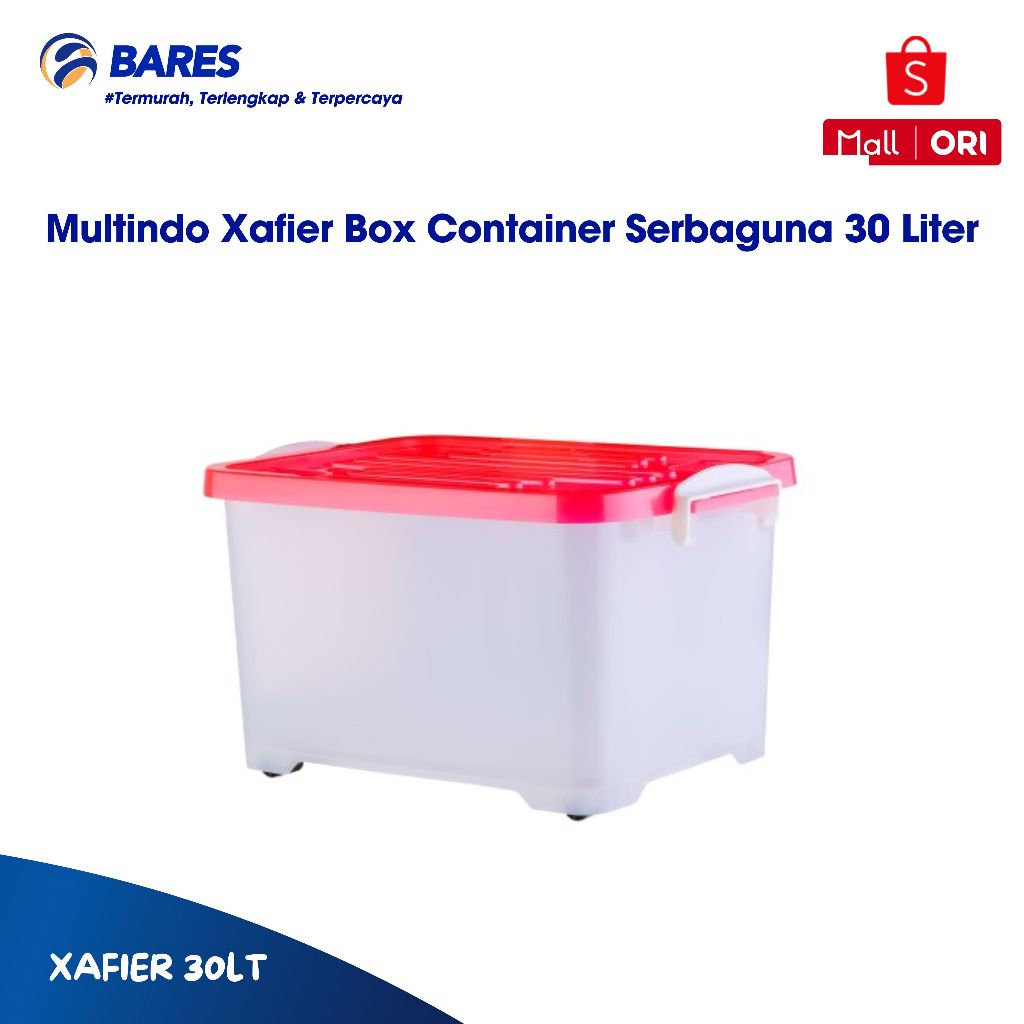 Jual Multindo Xafier Box Container Serbaguna 30 Liter | Shopee Indonesia