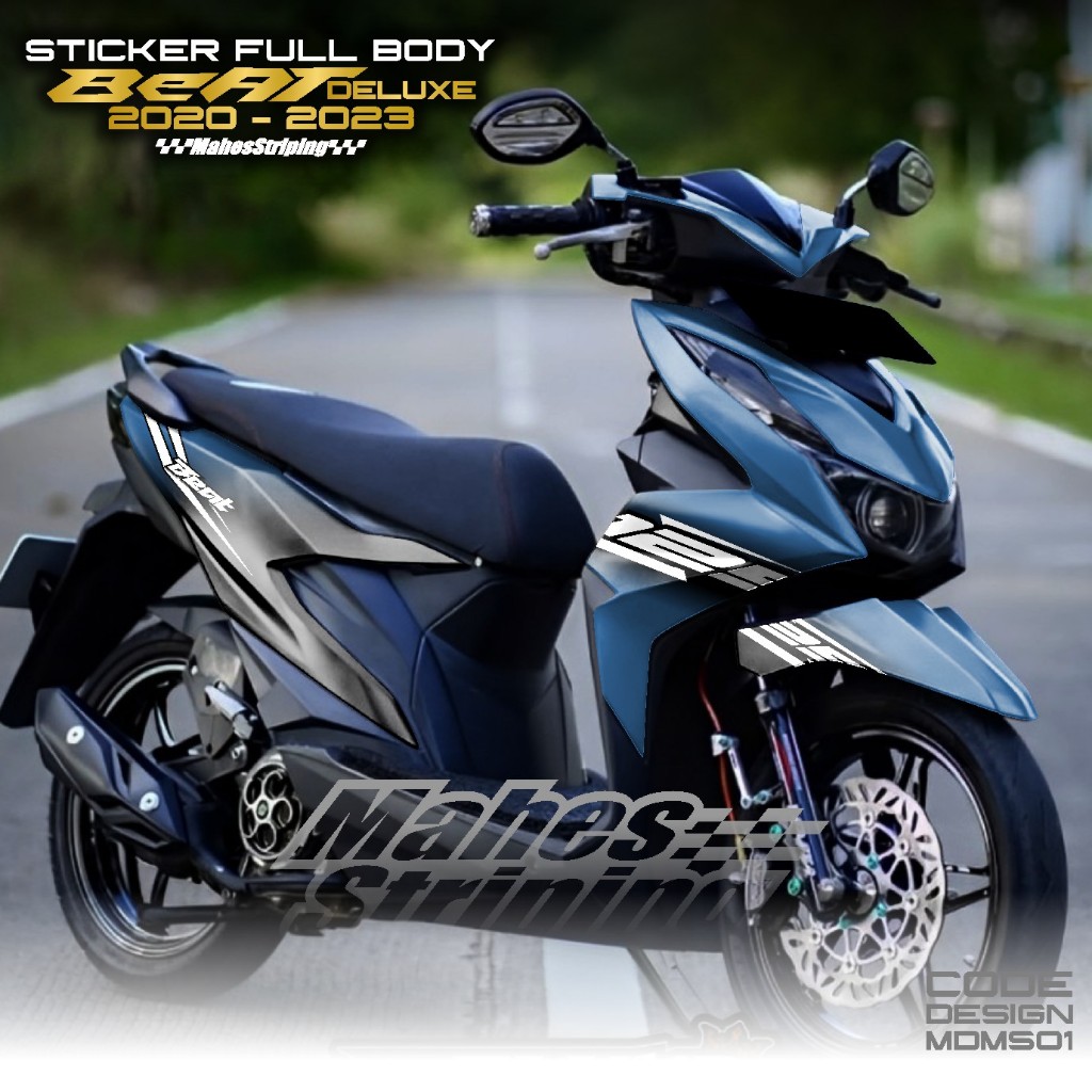 Jual Mahes Striping - Decal Stiker Beat Deluxe Full Body Gradasi ...
