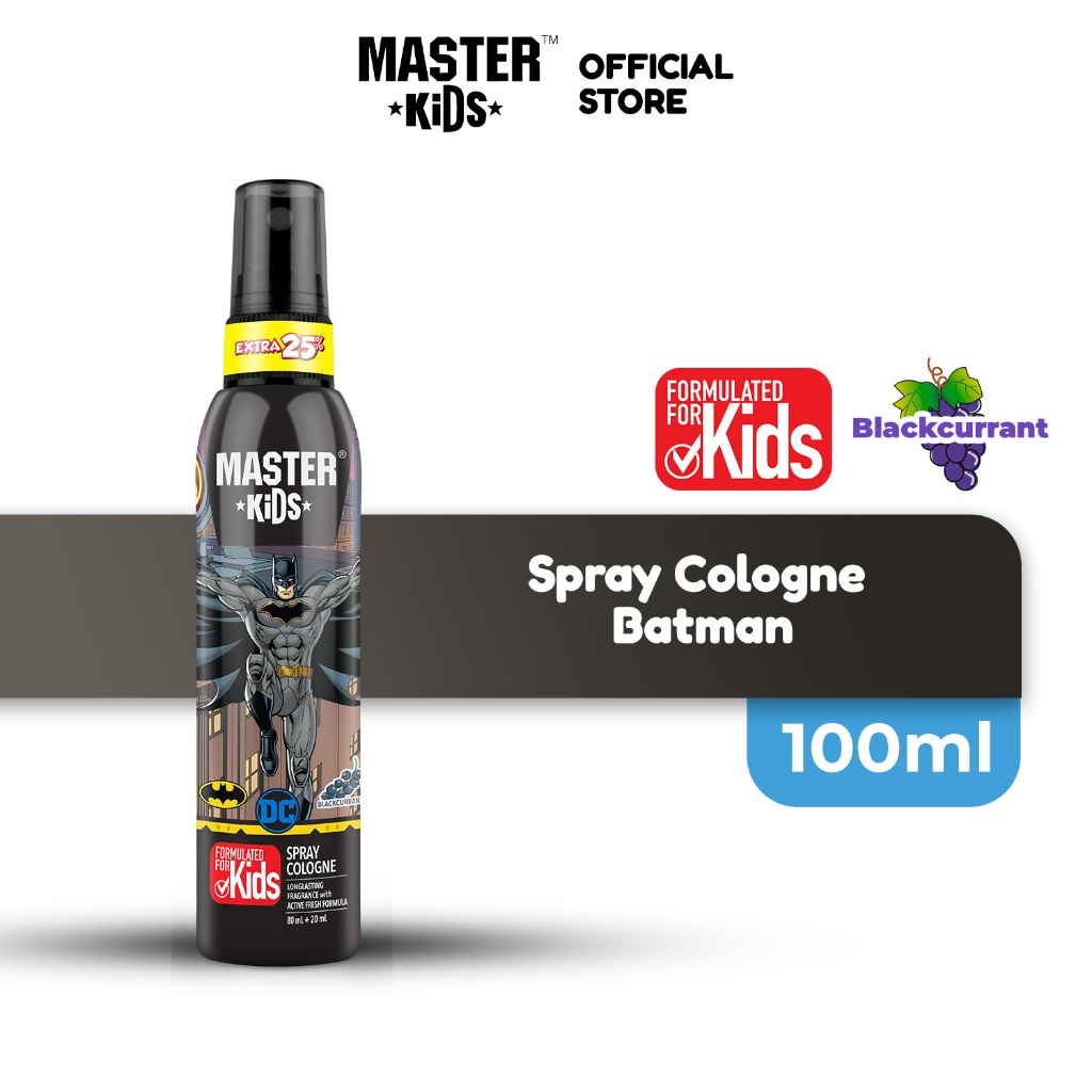 Jual Master Kids Spray Cologne Batman Botol 100ml | Shopee Indonesia