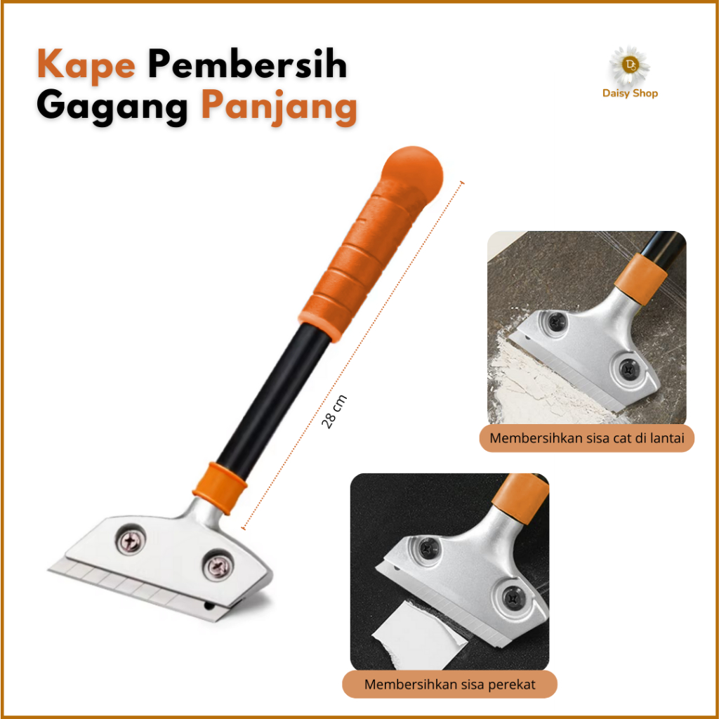 Jual (DS) Kape Cat Pisau Alat Pengerok Cat Gagang Panjang / Scraper ...