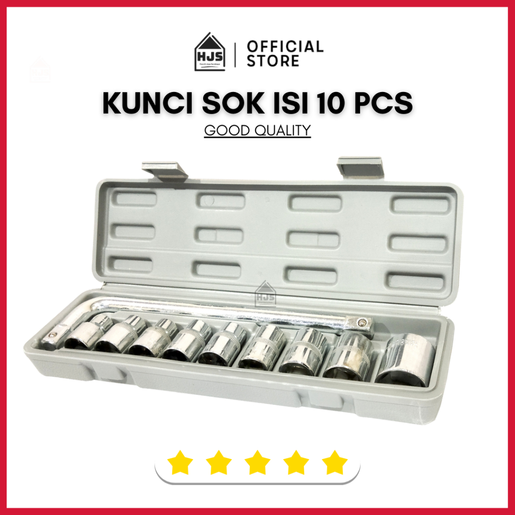 Jual [HPP] Kunci Set Sok Isi 10 Pcs Kunci Shock Socket | Shopee Indonesia