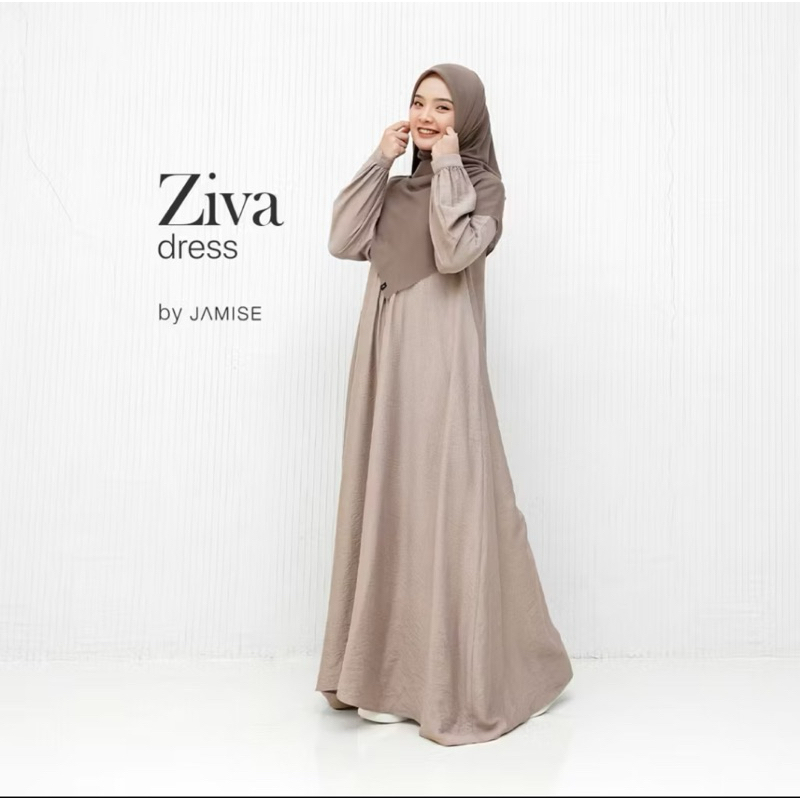 Jual Ziva Dress | Gamis Simple Basic Wanita Muslimah by Jamise syari ...