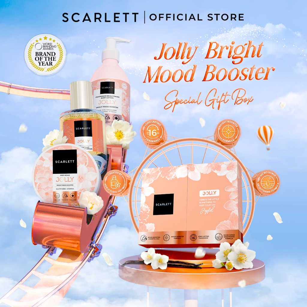 Jual Scarlett Whitening Box Series Jolly 3 IN 1 | Shopee Indonesia