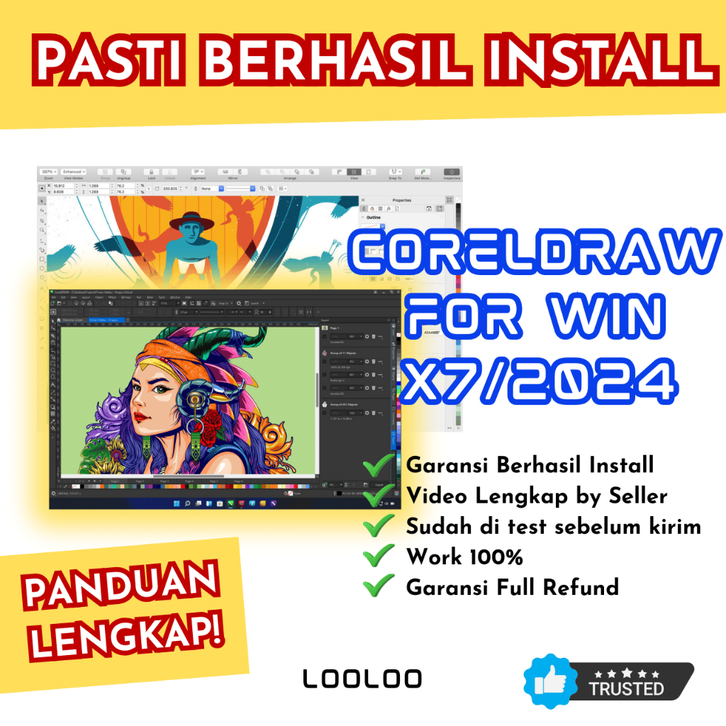 Jual Corel Draw 2022 2021 2020 2019 2018 X7 Coreldraw Corel | Shopee Indonesia