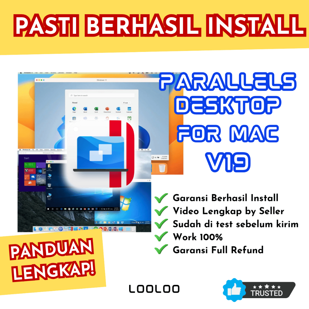 Jual Parallel Desktop 18 dan 19 Garansi Aktif Permanen dibantu sampai bisa | Shopee Indonesia