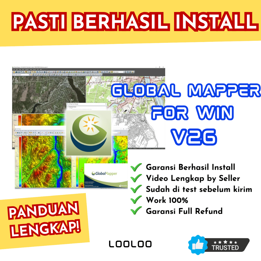Jual Global Mapper Pro 26 Terbaru Full Version Lifetime + Video Cara ...