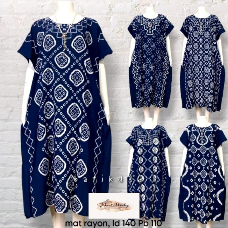 Jual [Navy Series] Homedress Daster Harian Kekinian ModelKelelawar ...