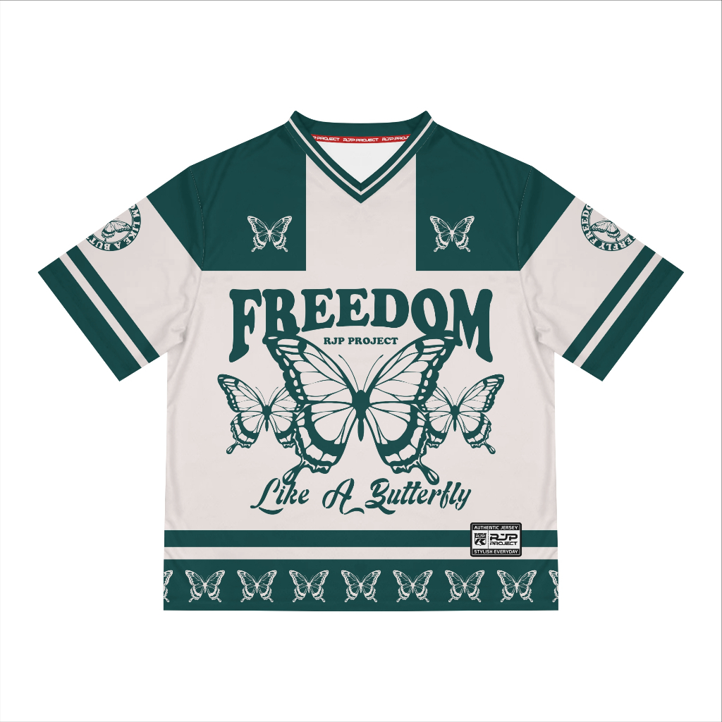 Jual RJP Jersey Casual Freedom Like A Butterfly Bahan Dryfit Brazil ...