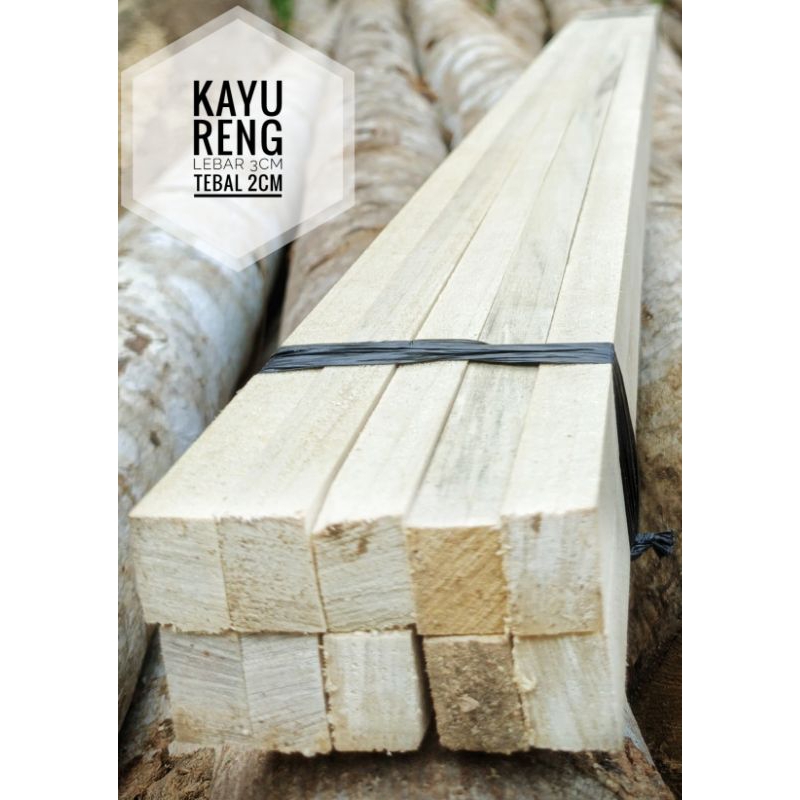 Jual list 2x3 reng kayu 2x3cm isi 10 batang panjang 200cm sudah di ...
