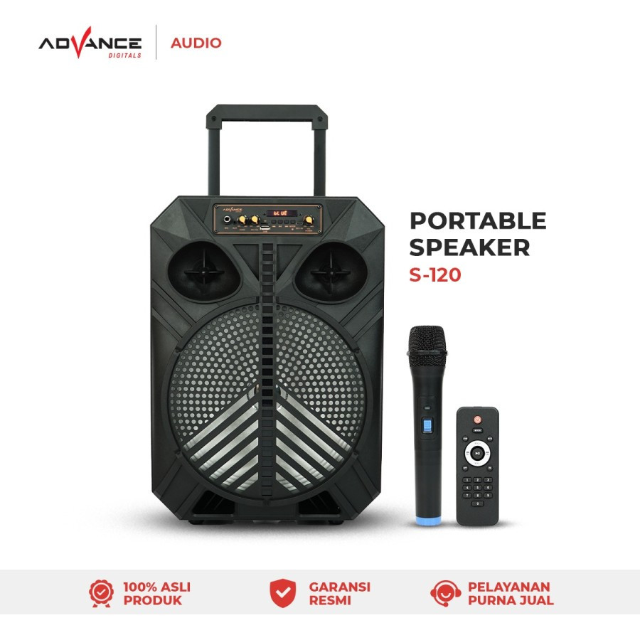 Jual Speaker Advance S-120 Meeting 12" inch S120 2Mic Wireless V2 | Shopee Indonesia