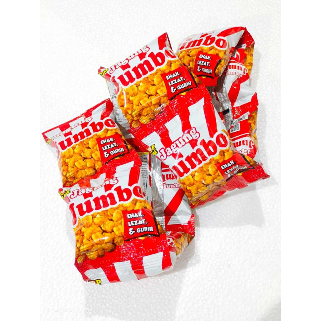 Jual Jagung Jumbo Top Time Merah Cemilan Enak 1 Renceng isi 10 Sachet ...