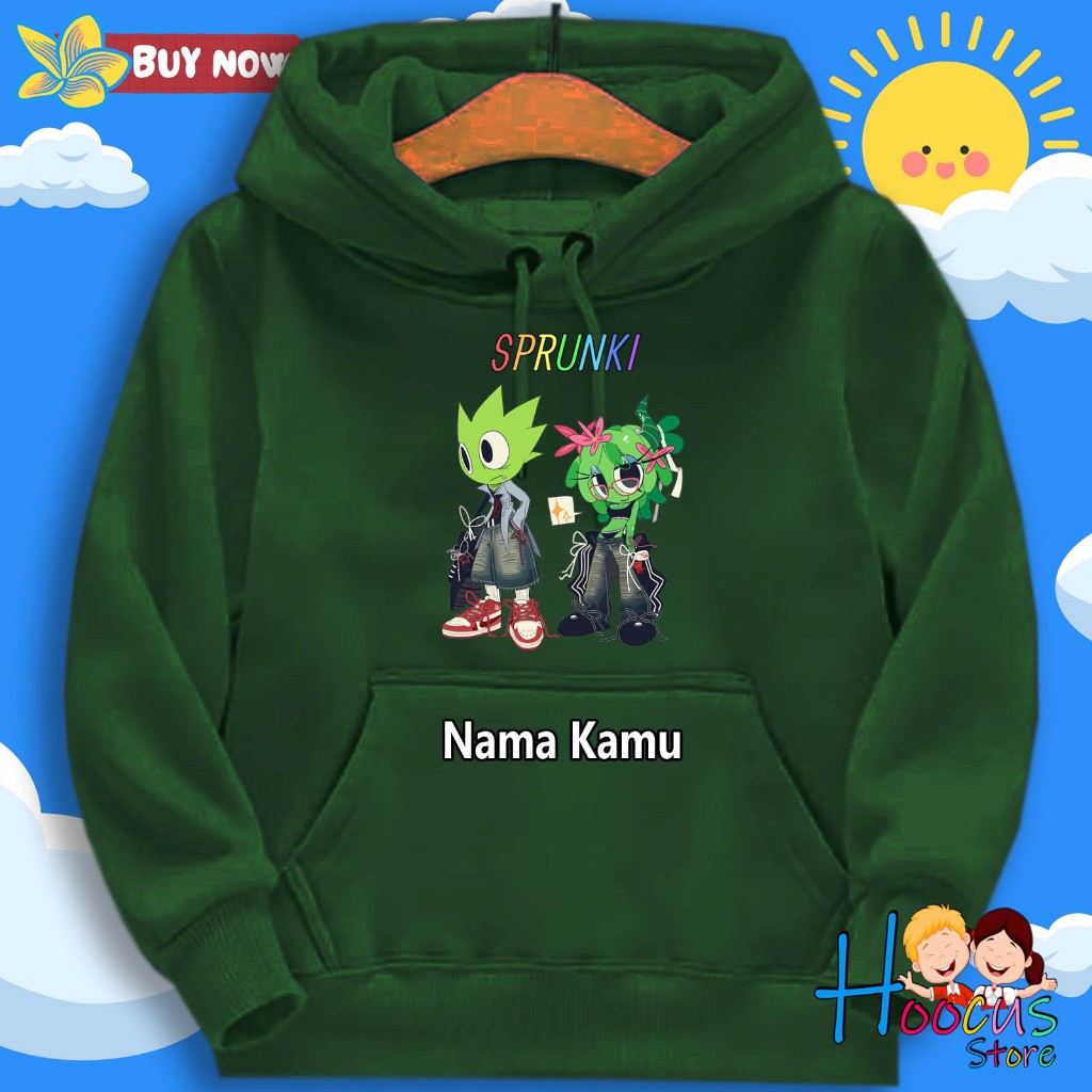 Jual Jaket Hoodie Anak Unisex Animasi SPRUNKI Owakcx dan Vineria ...