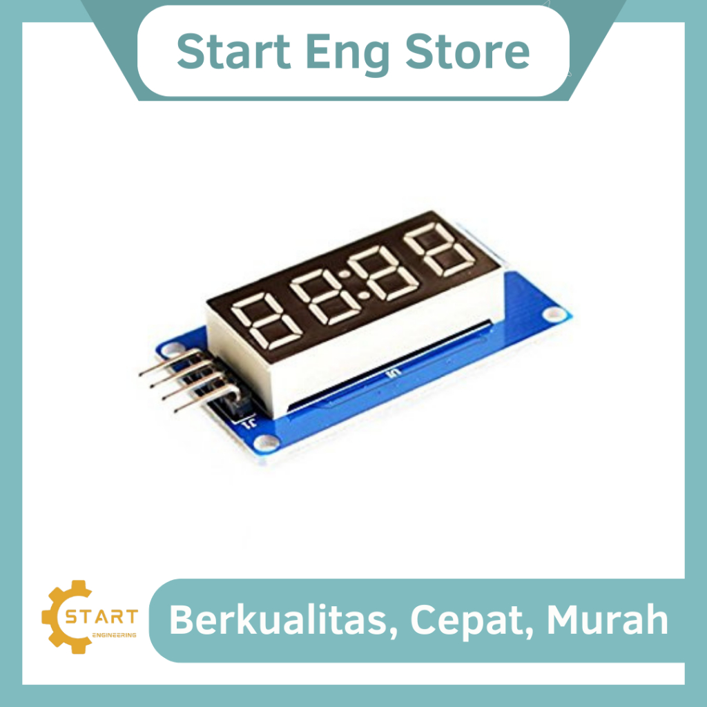 Jual TM1637 4-Bit Digital Tube LED Display Module with Clock Display ...