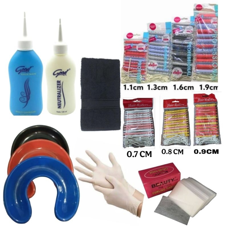 Jual satu set alat keriting rambut langsung pakai, alat curling ...