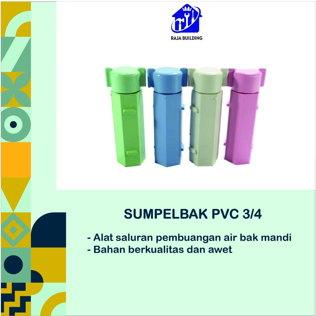 Jual Sumpelbak PVC 3/4 / Cocok Bak / Pembuangan Bak Air Kamar Mandi ...
