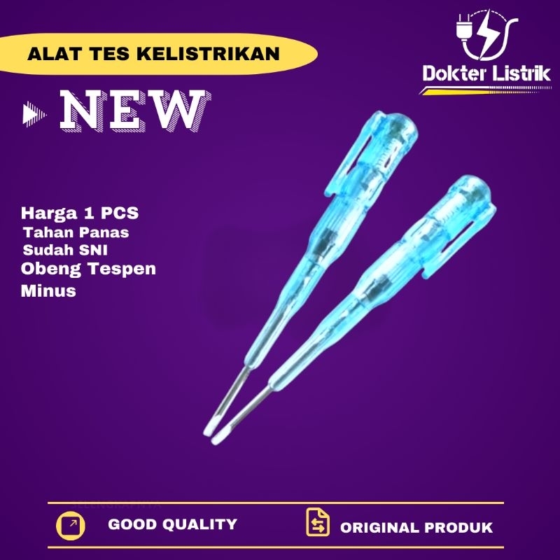 Jual Tespen Tes Pen Alat Tes Listrik Obeng kelistrikan | Shopee Indonesia