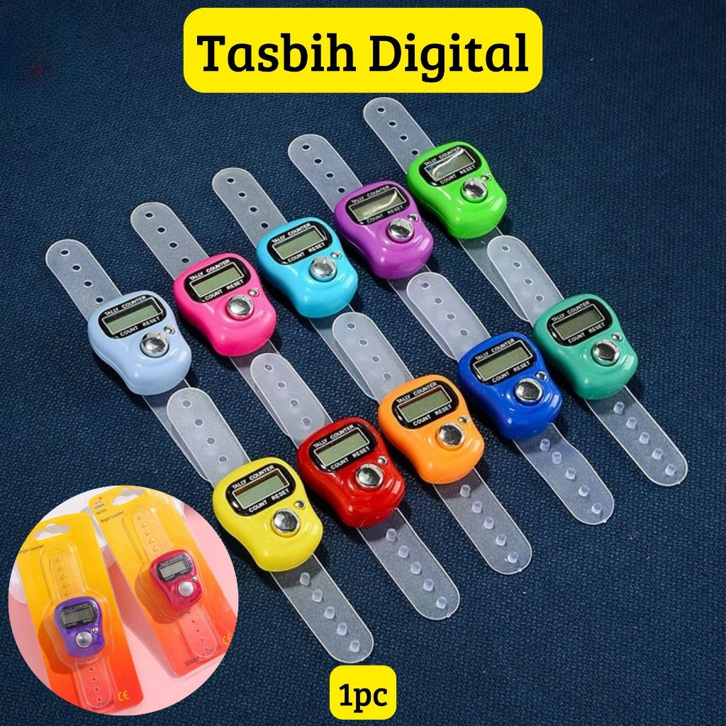 Jual Tasbih Digital Mini Finger Counter Perlengkapan Sholat Zikir Oleh ...