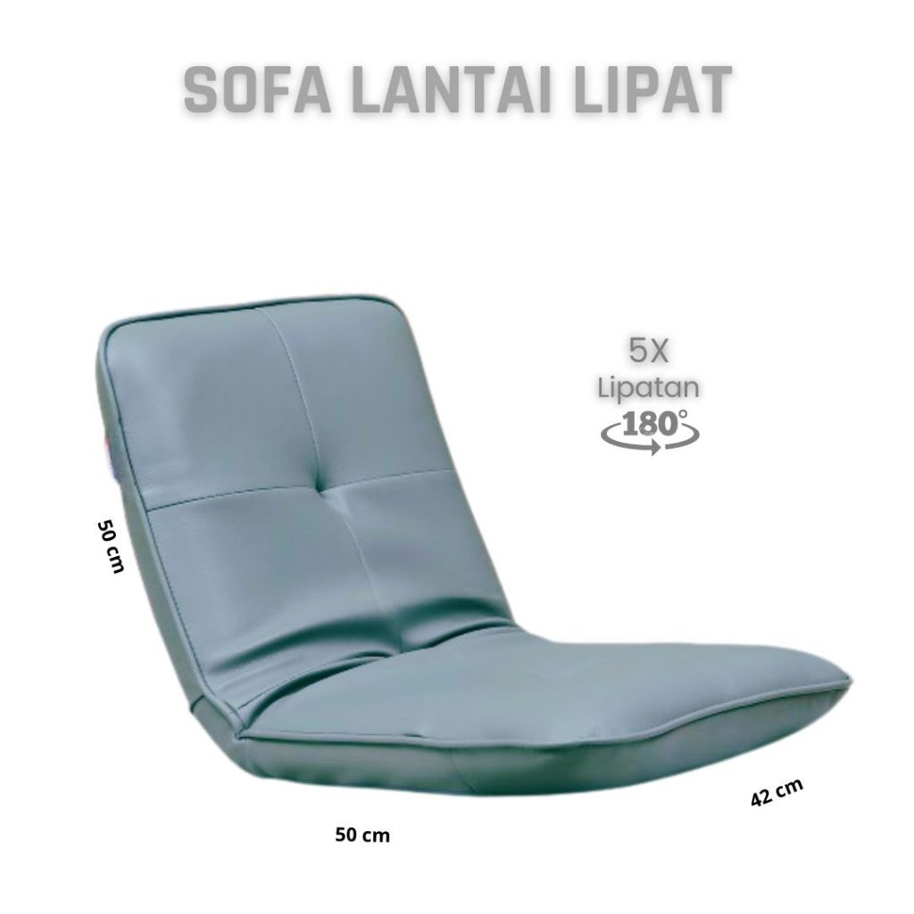 Jual sofa lesehan lipat sofa lantai lipat sandaran ukuran standar ...
