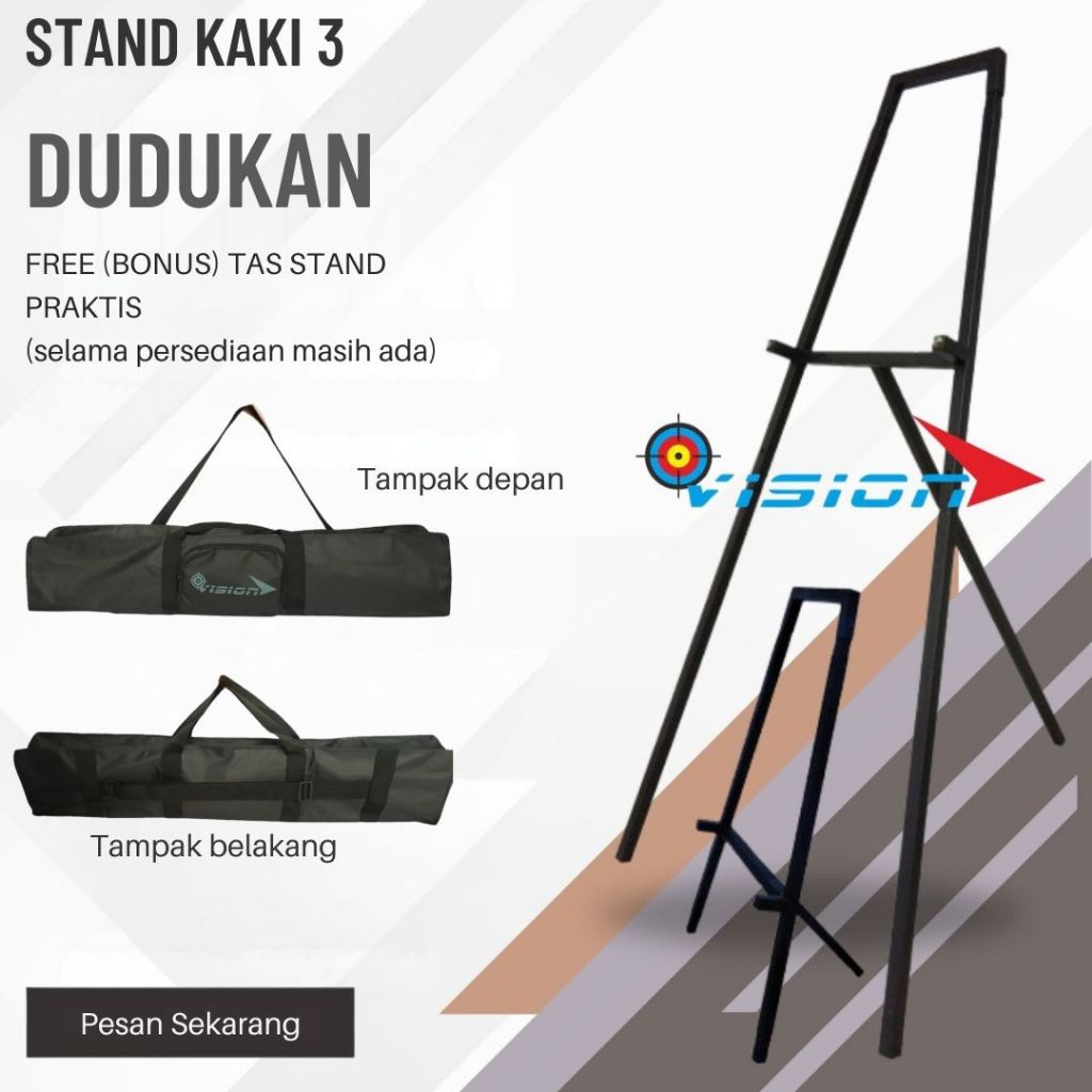 Jual Stand Kaki Penyangga Dudukan / Tiang Target Panahan Archery ...